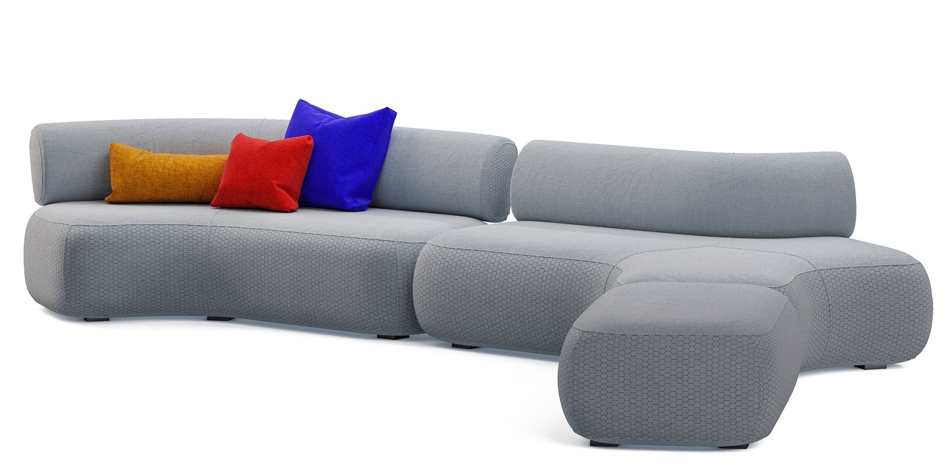 Grassoler Modular Sofa CUC 3D Model - TurboSquid 2172344