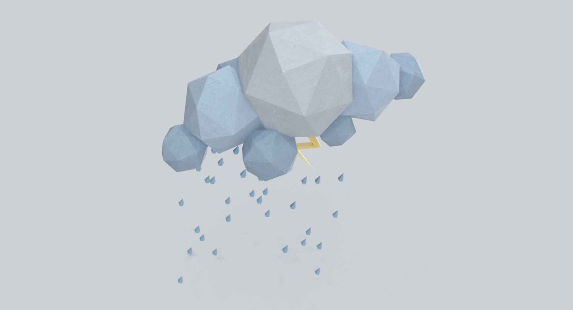 3d Cloud Storm Lightning