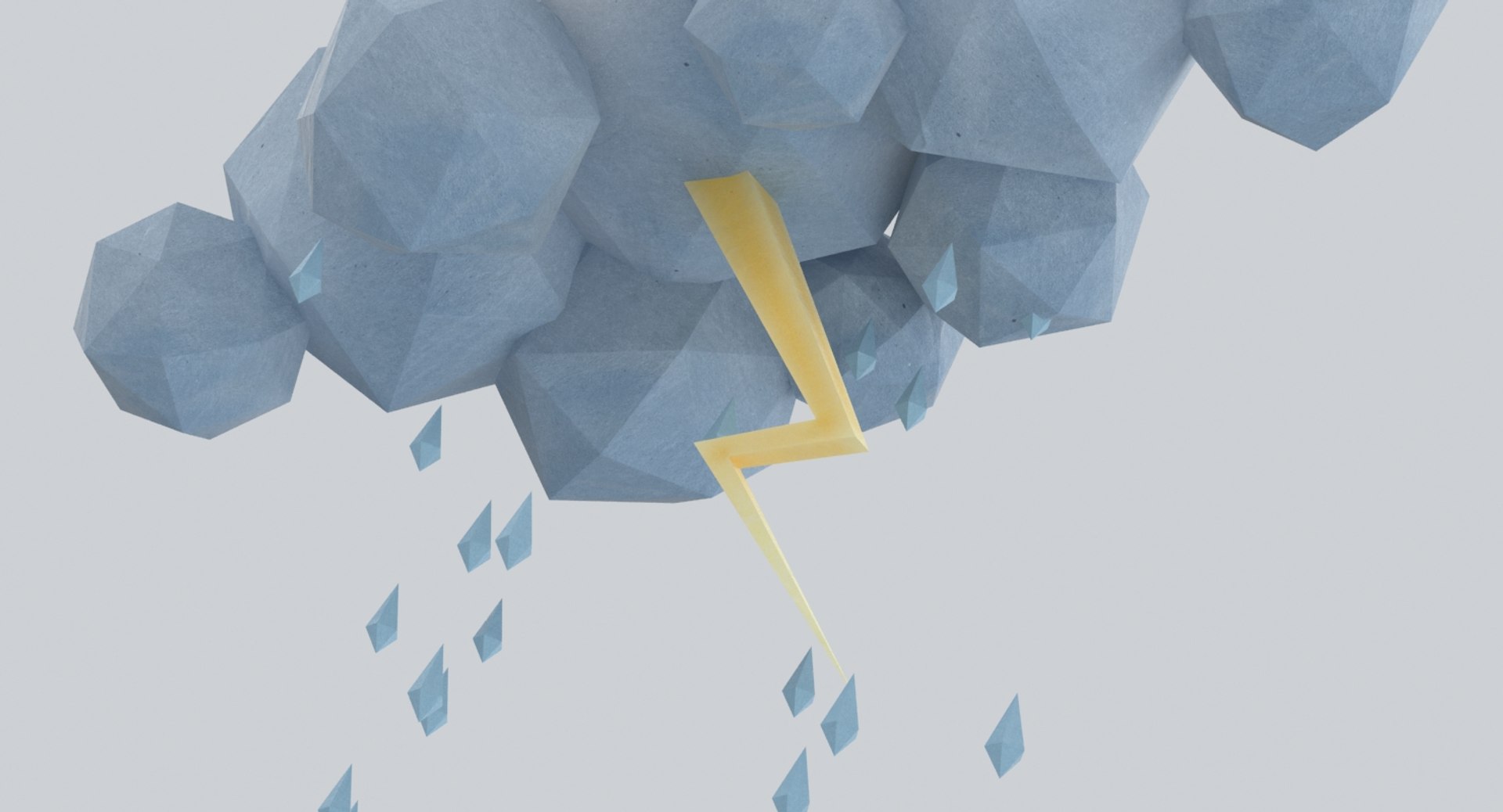 3d Cloud Storm Lightning