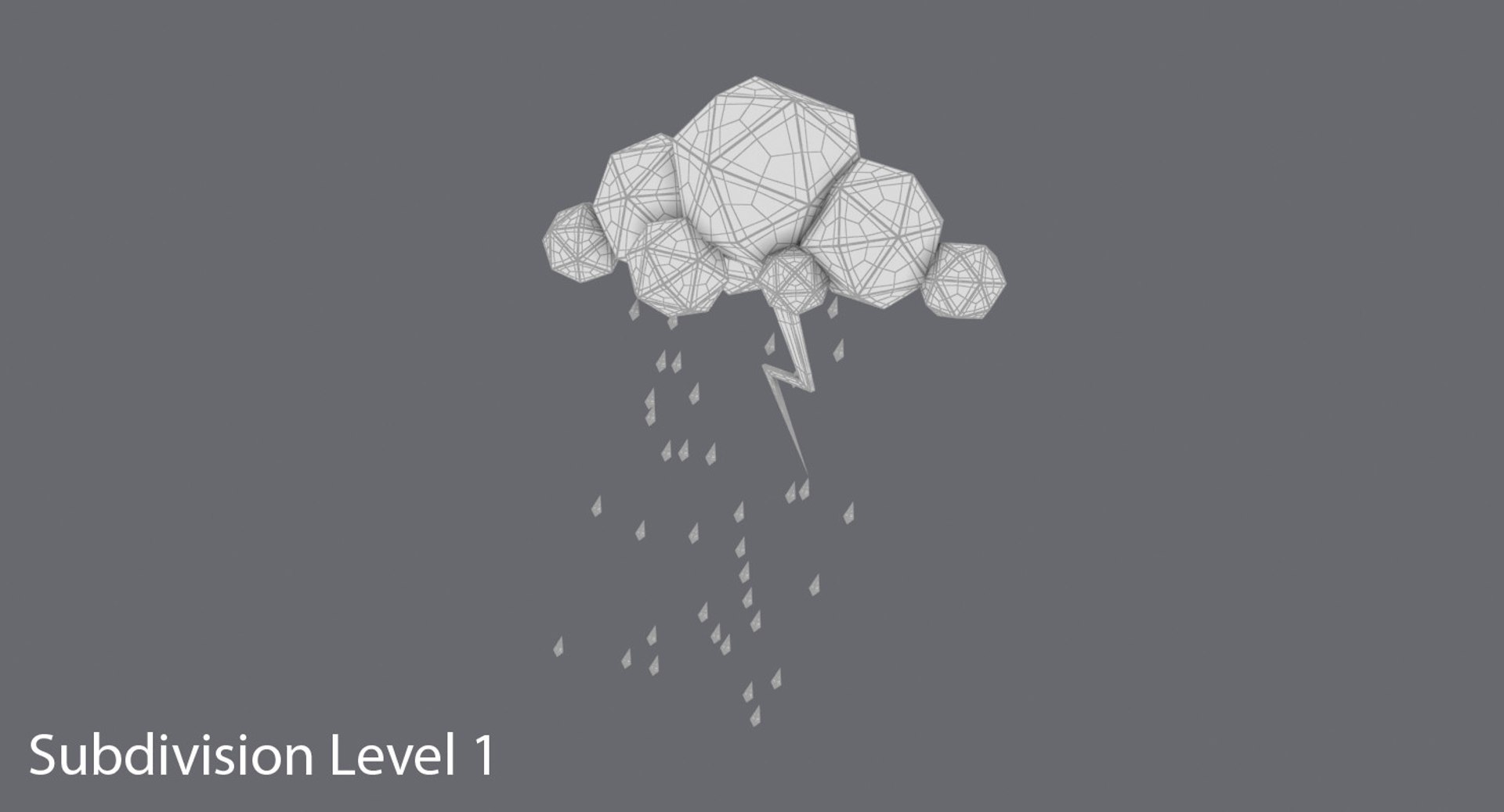 3d Cloud Storm Lightning