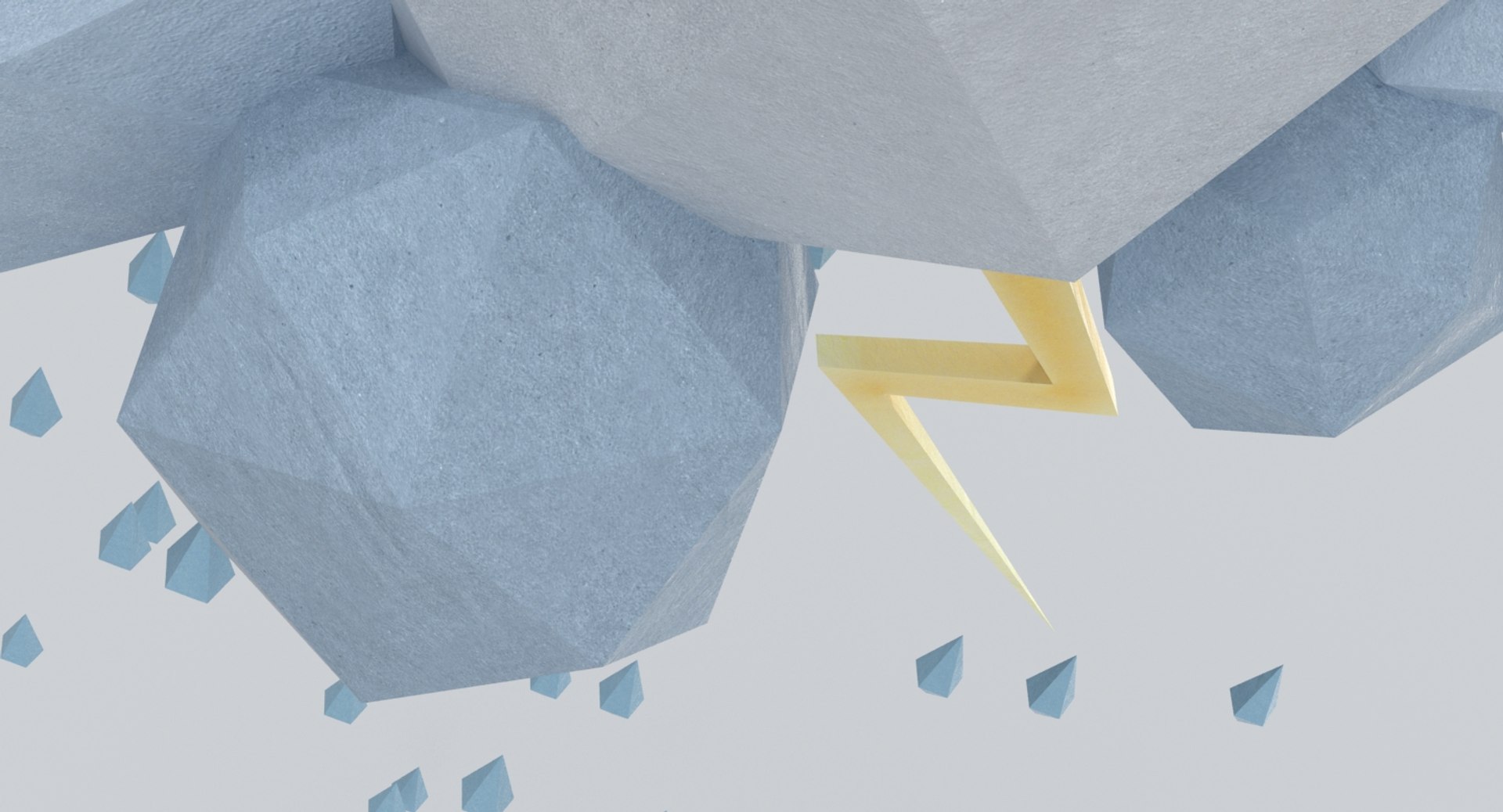 3d Cloud Storm Lightning