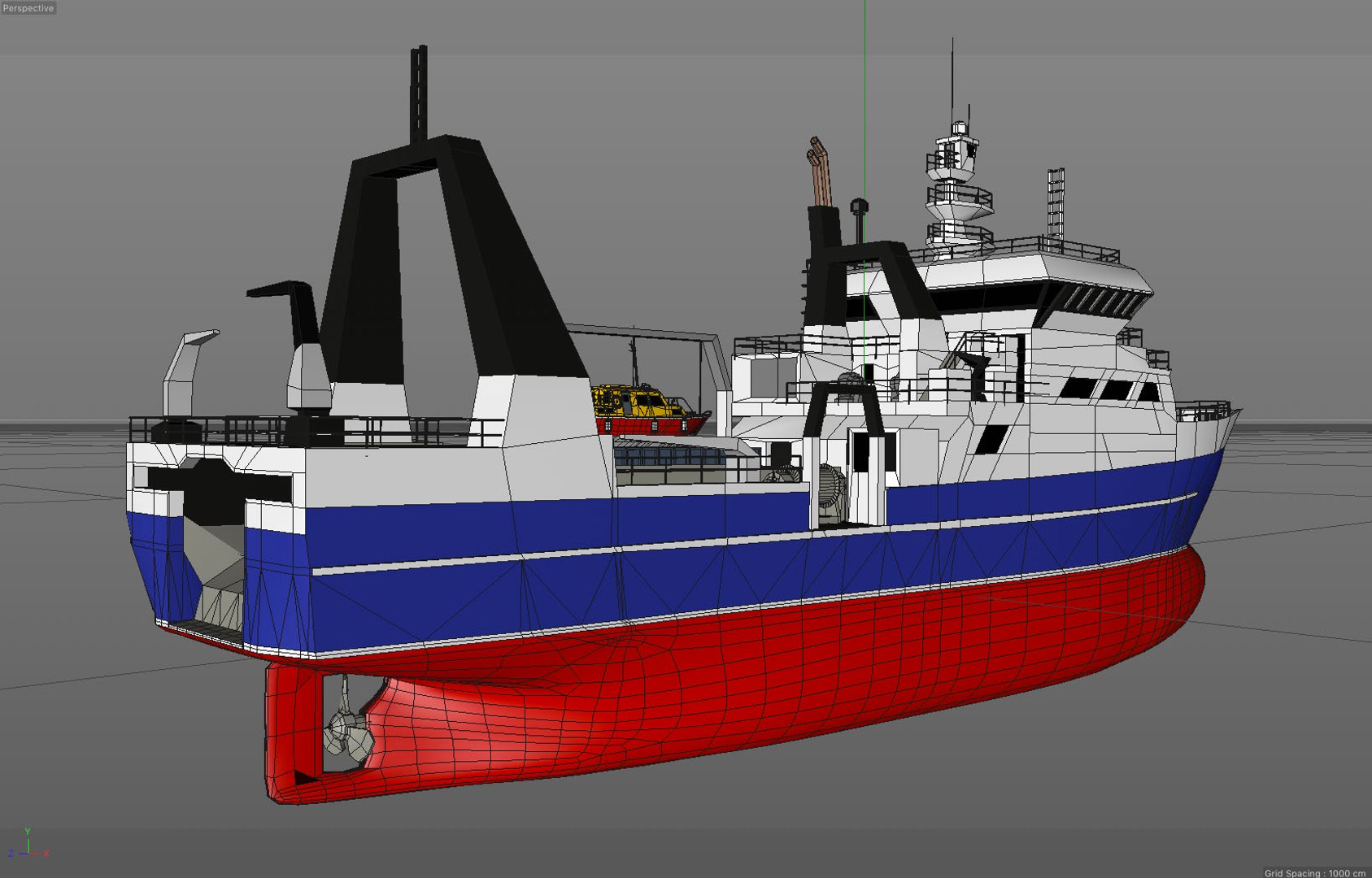 3D Research Ship Ocean Vessel - TurboSquid 1281815