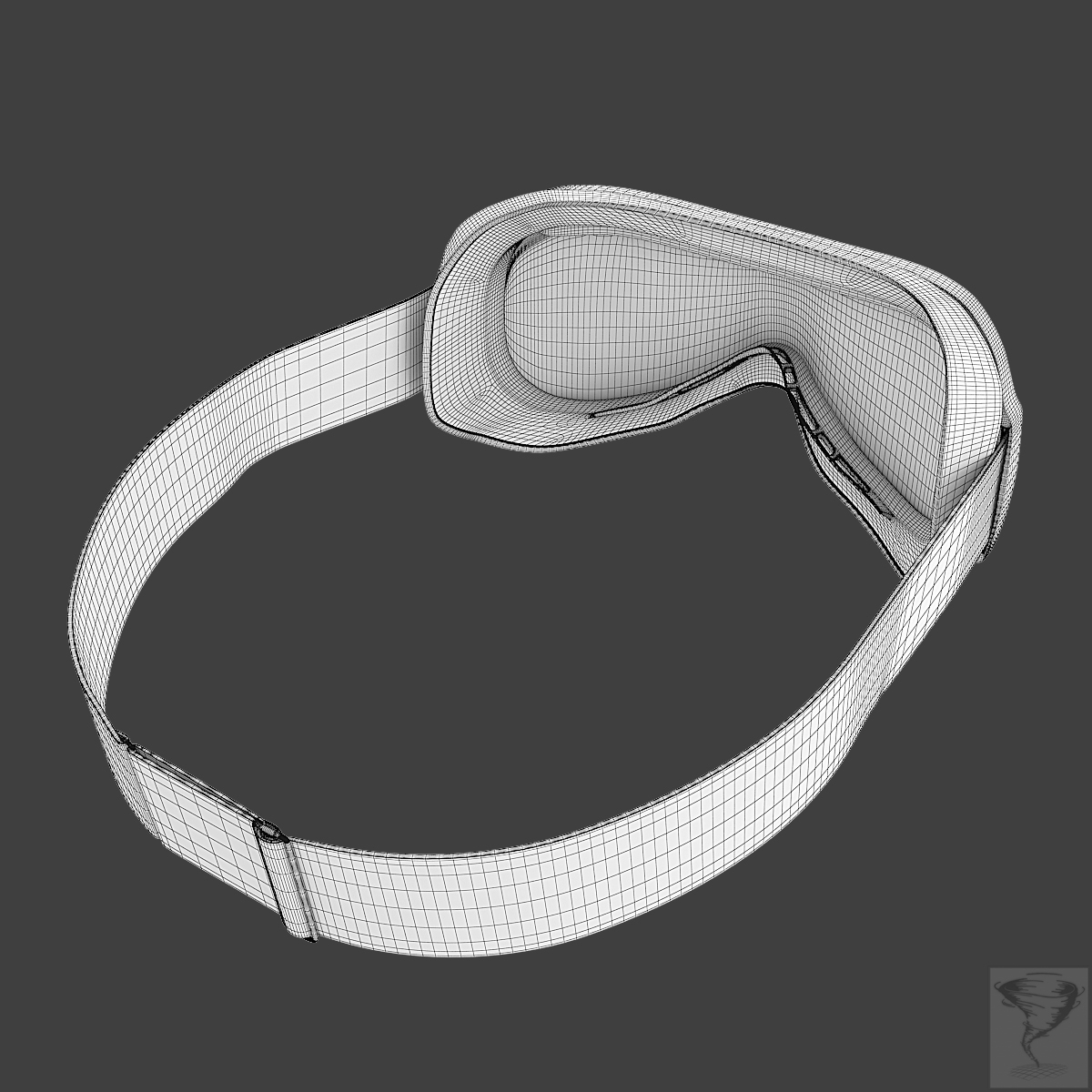 3dsmax ski goggles