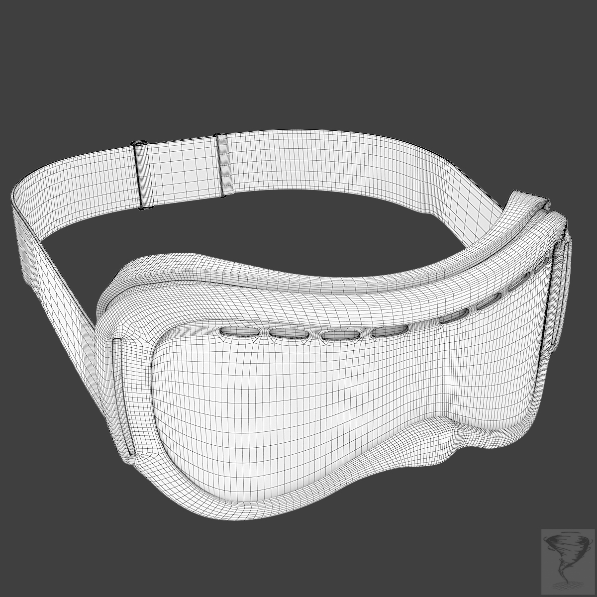 3dsmax ski goggles