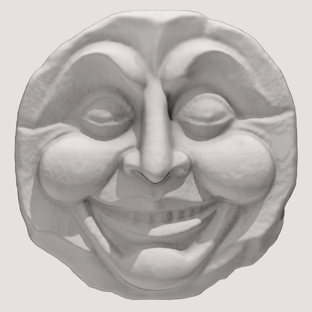 Moon Face 3 3D Model - TurboSquid 2293919
