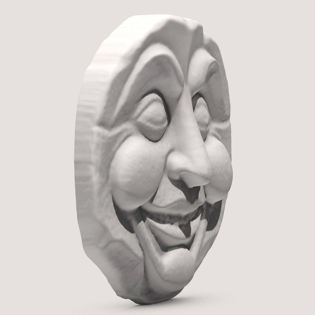 Moon Face 3 3D Model - TurboSquid 2293919
