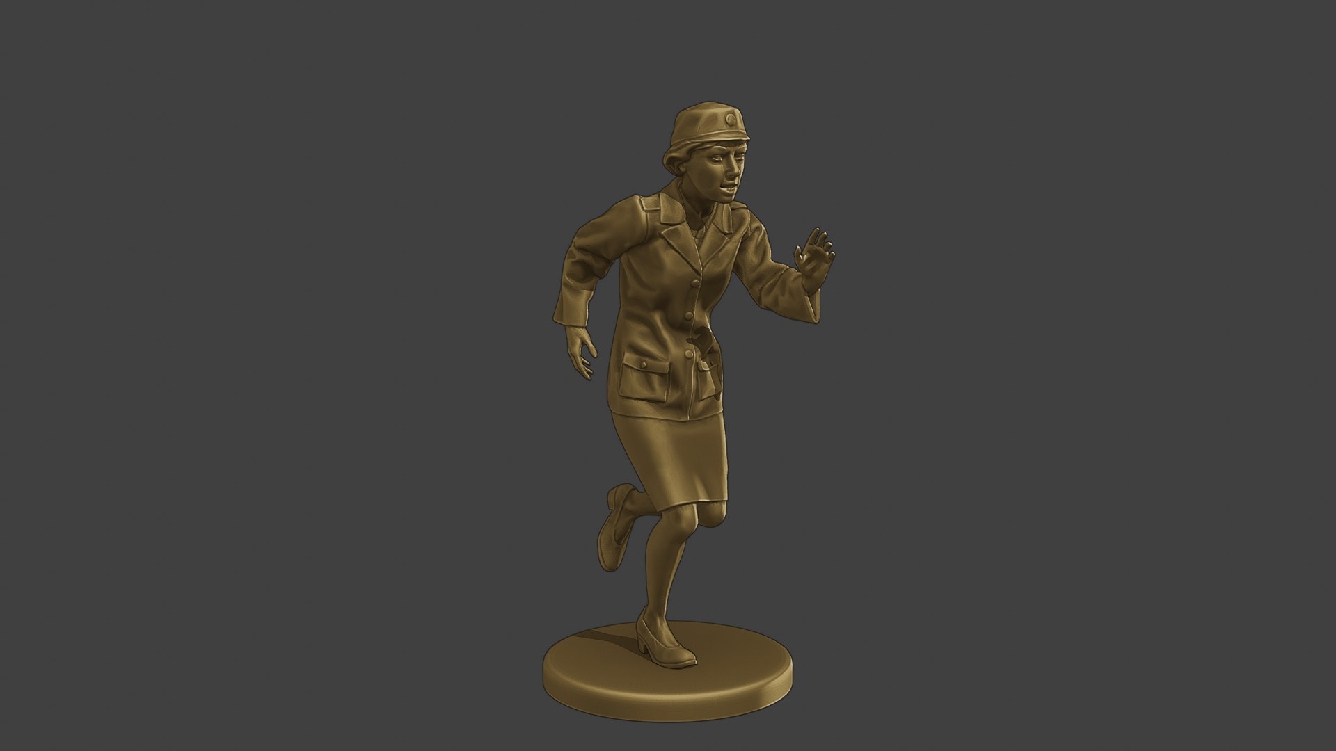 3D Model CzechoSlovak Female Communist Police FCCP1 8 - TurboSquid 1997444