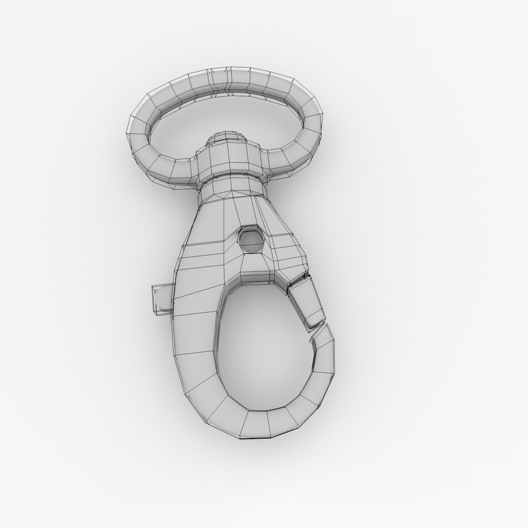 Trigger Snap Hook 3d Model