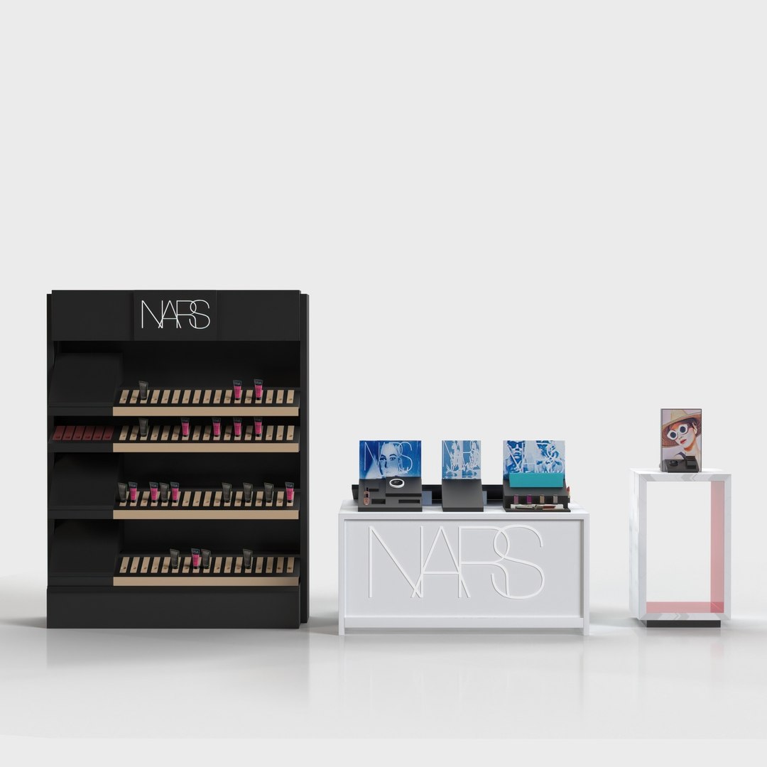 Nars Cosmetics Display Rack 3D - TurboSquid 2242676