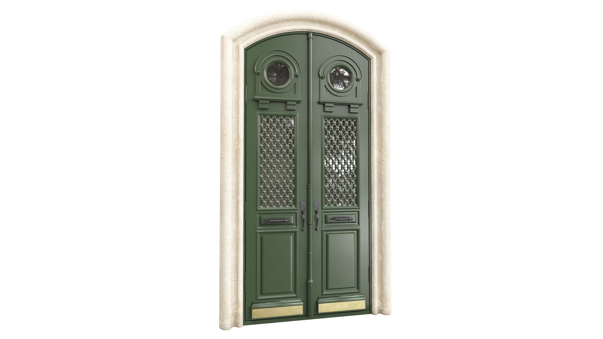 Entrance classic door 102 3D model - TurboSquid 2140667