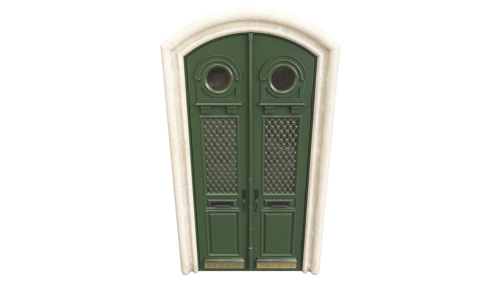 Entrance classic door 102 3D model - TurboSquid 2140667