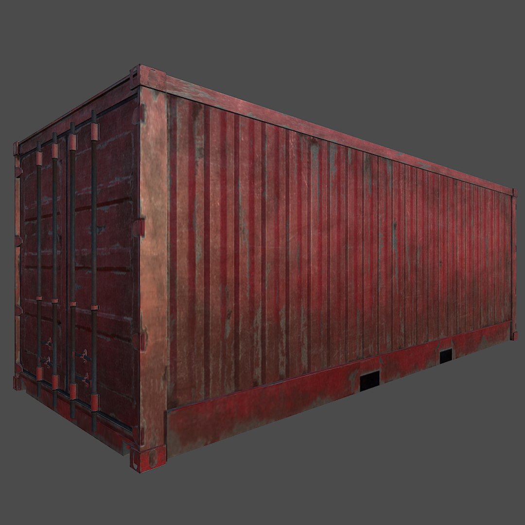 Ready Shipping Container 3d Max
