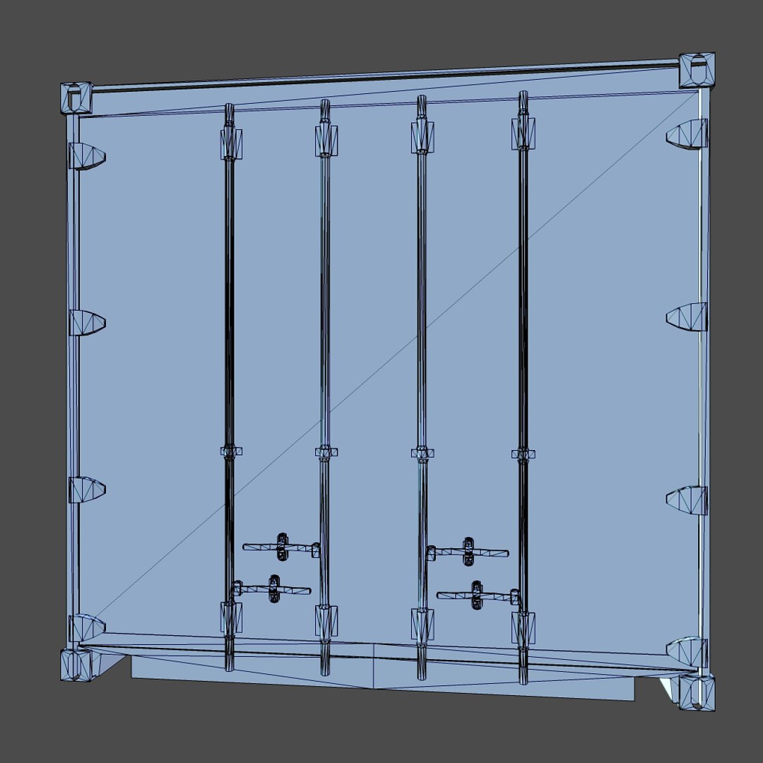 Ready Shipping Container 3d Max