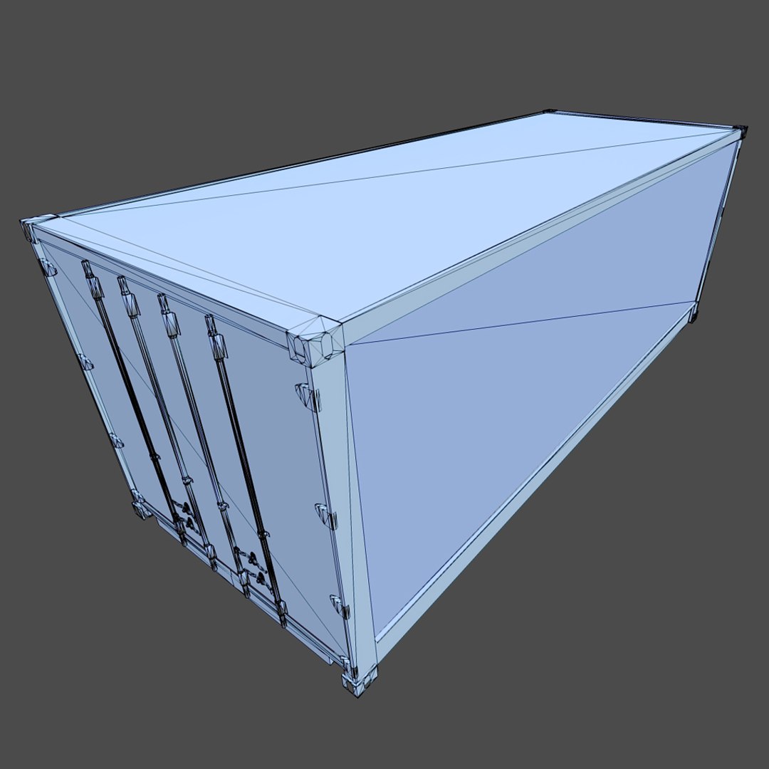 Ready Shipping Container 3d Max