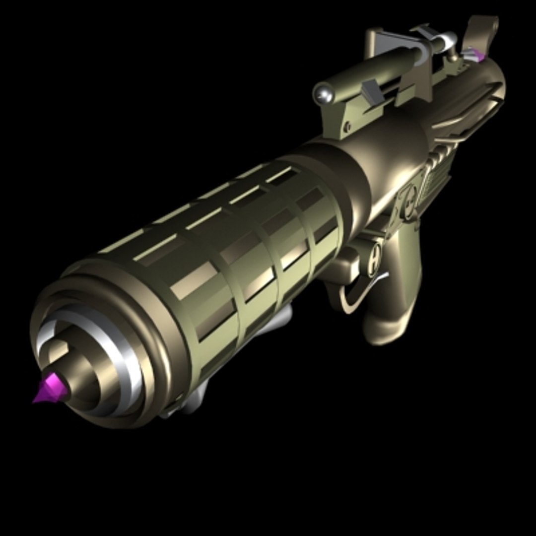 3ds max laser blaster