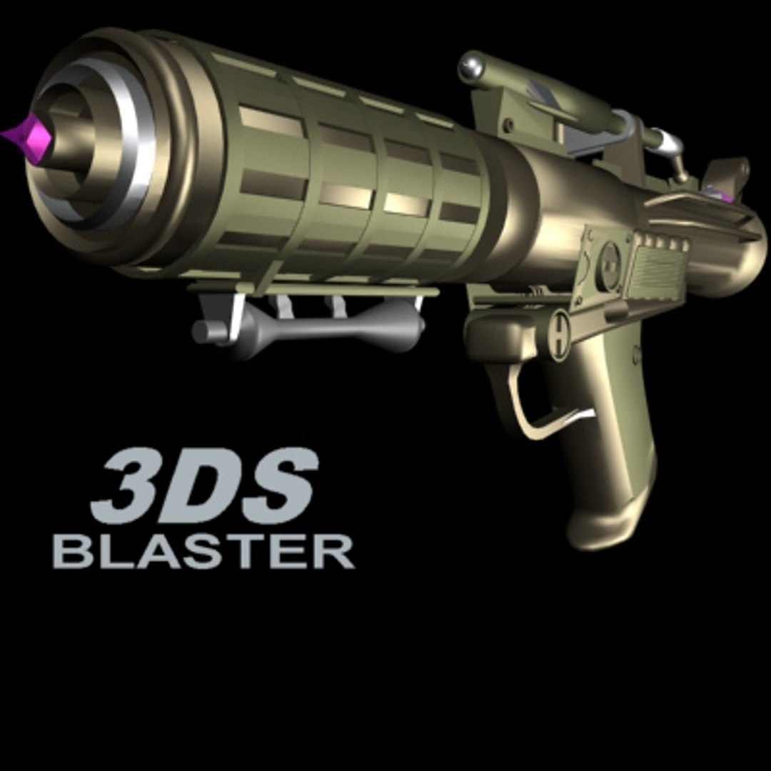 3ds max laser blaster