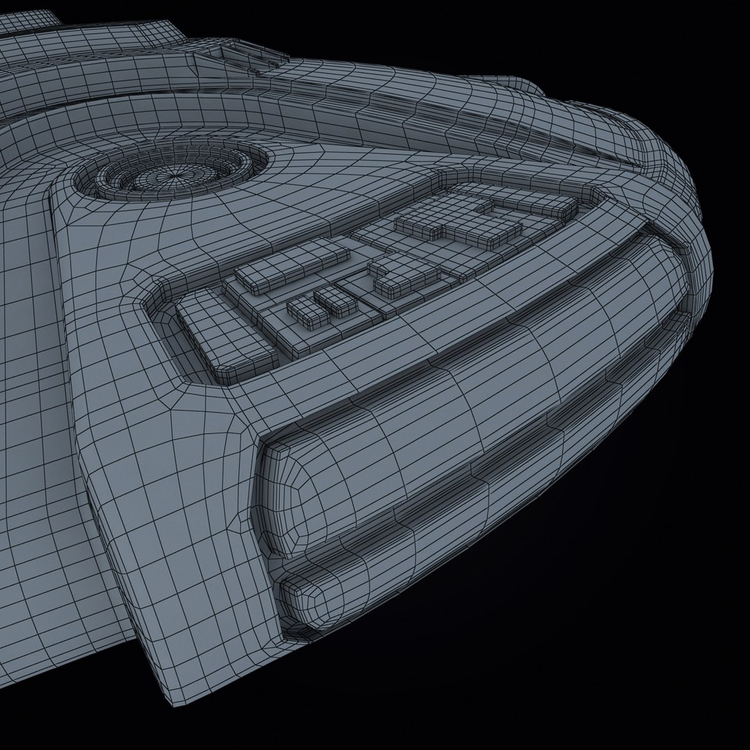 Sci-fi Ufo 3d Model