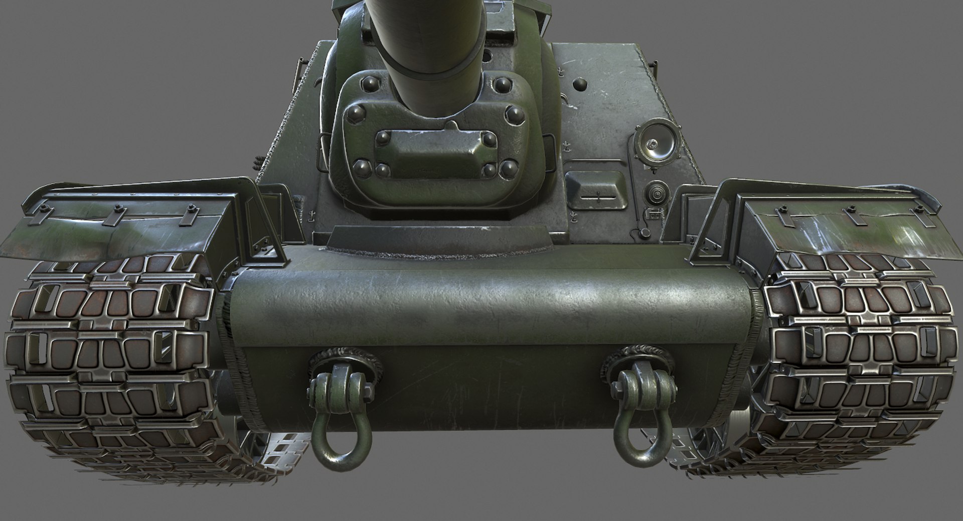 Wwii Tank Su-152 Psds Max