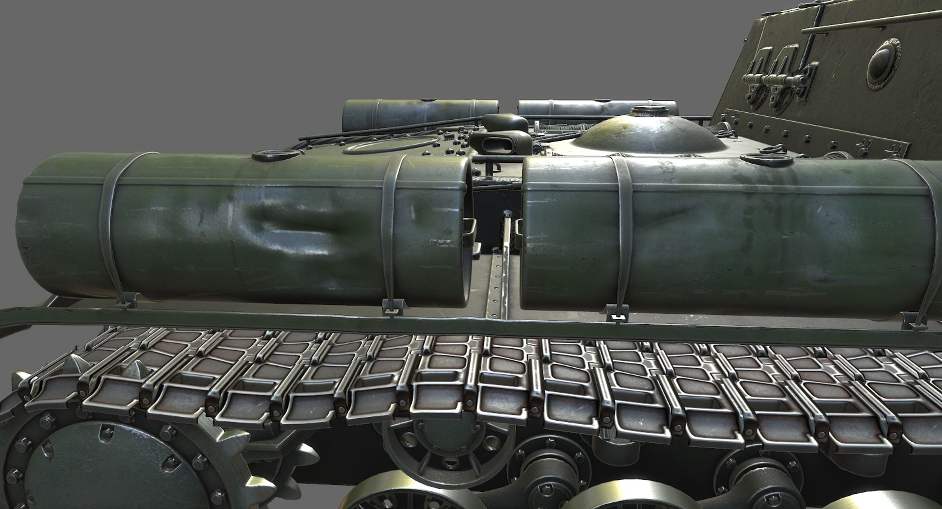 Wwii Tank Su-152 Psds Max