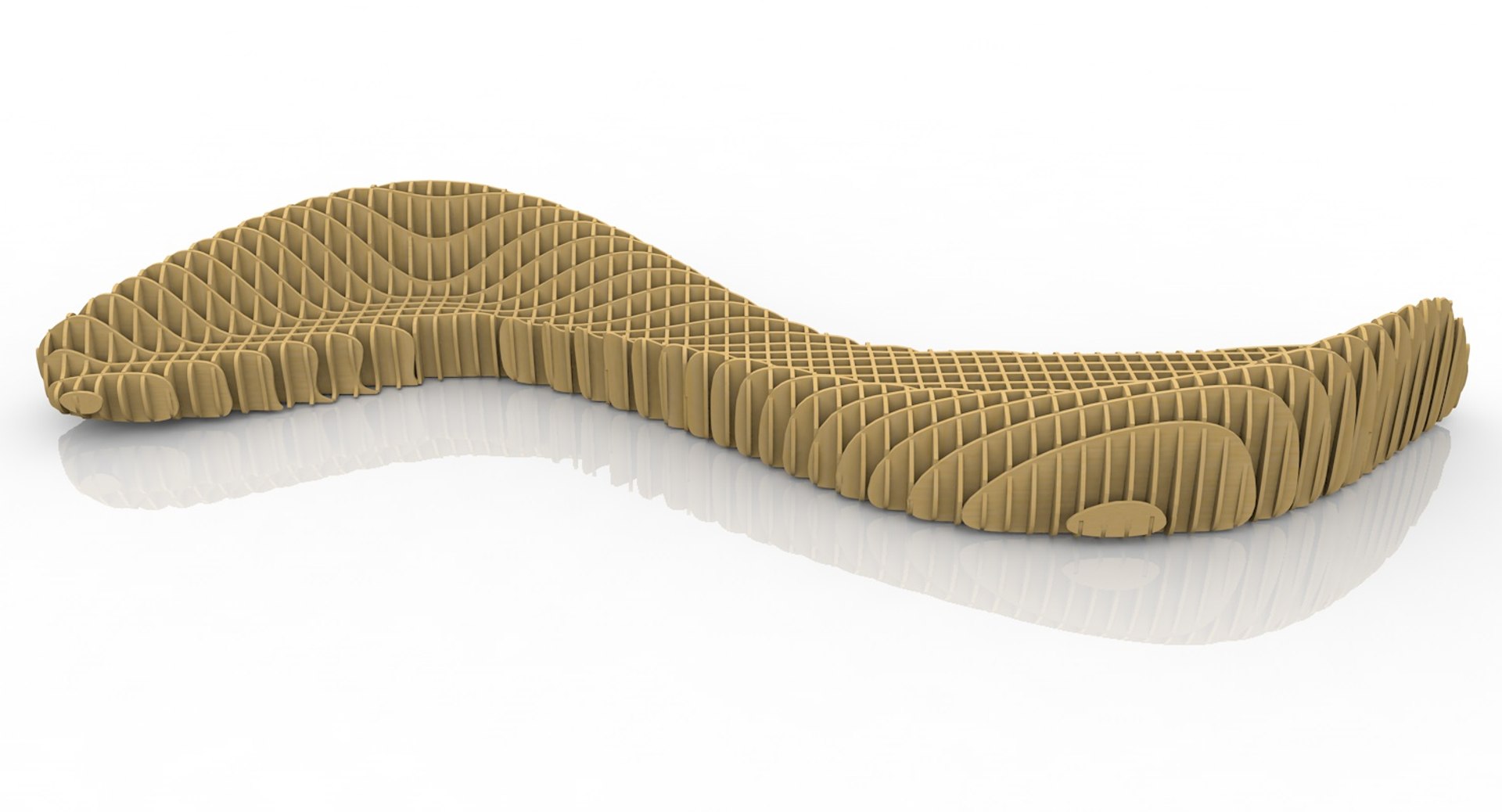 3D Rhino Parametric Bench Ribs Model - TurboSquid 1251917