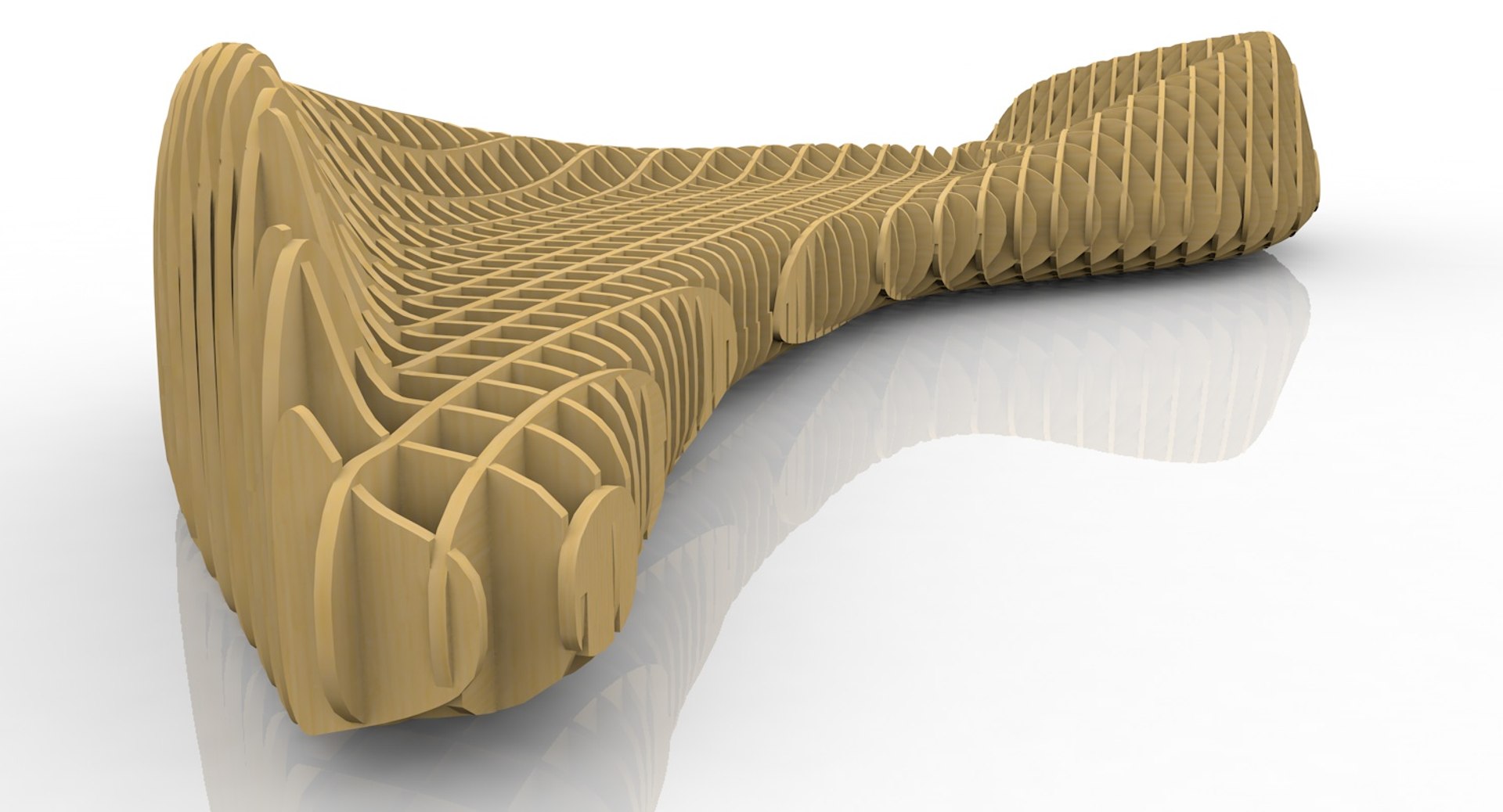 3D Rhino Parametric Bench Ribs Model - TurboSquid 1251917