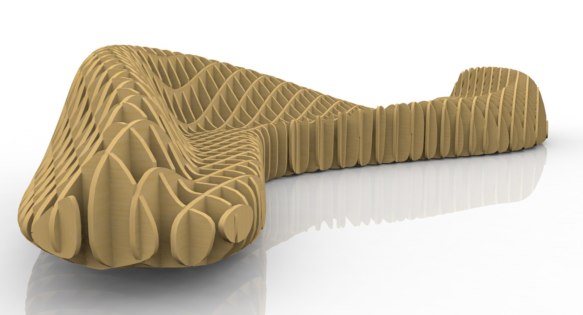 3D Rhino Parametric Bench Ribs Model - TurboSquid 1251917