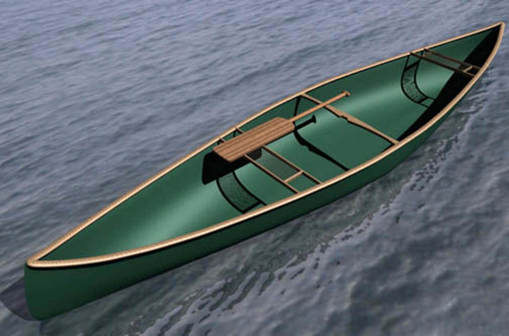 Canoe Autocad 3d Model
