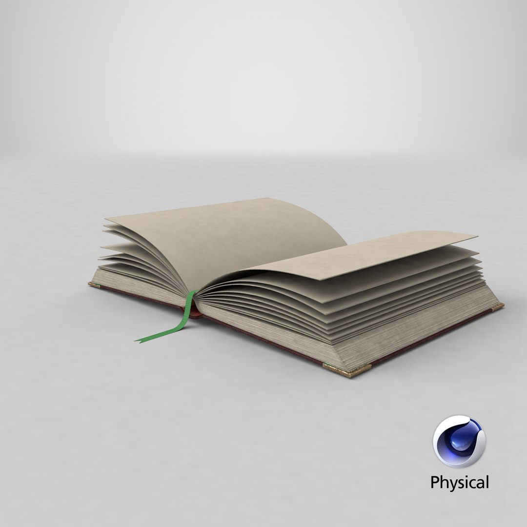 3D Open Book - TurboSquid 2149401