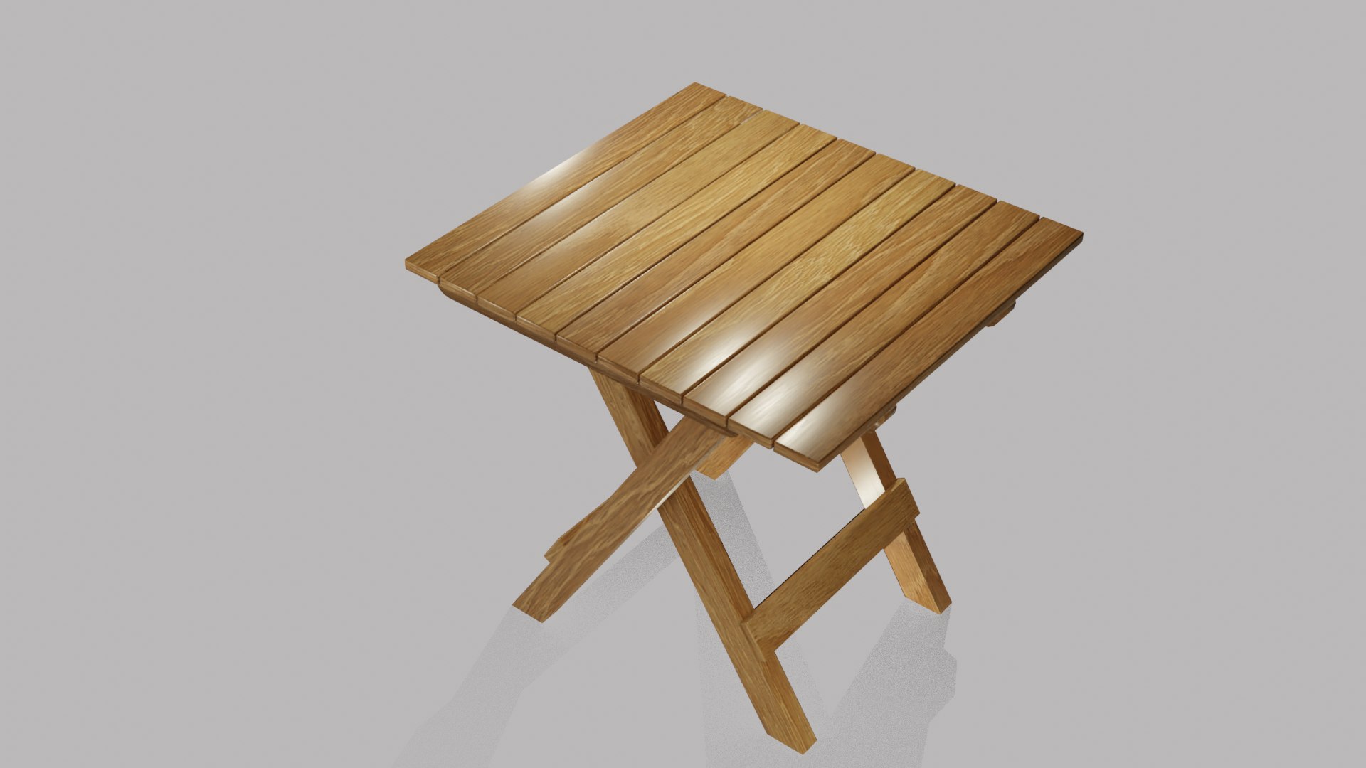 Adjustable Folding Table 3D Model - TurboSquid 2176047