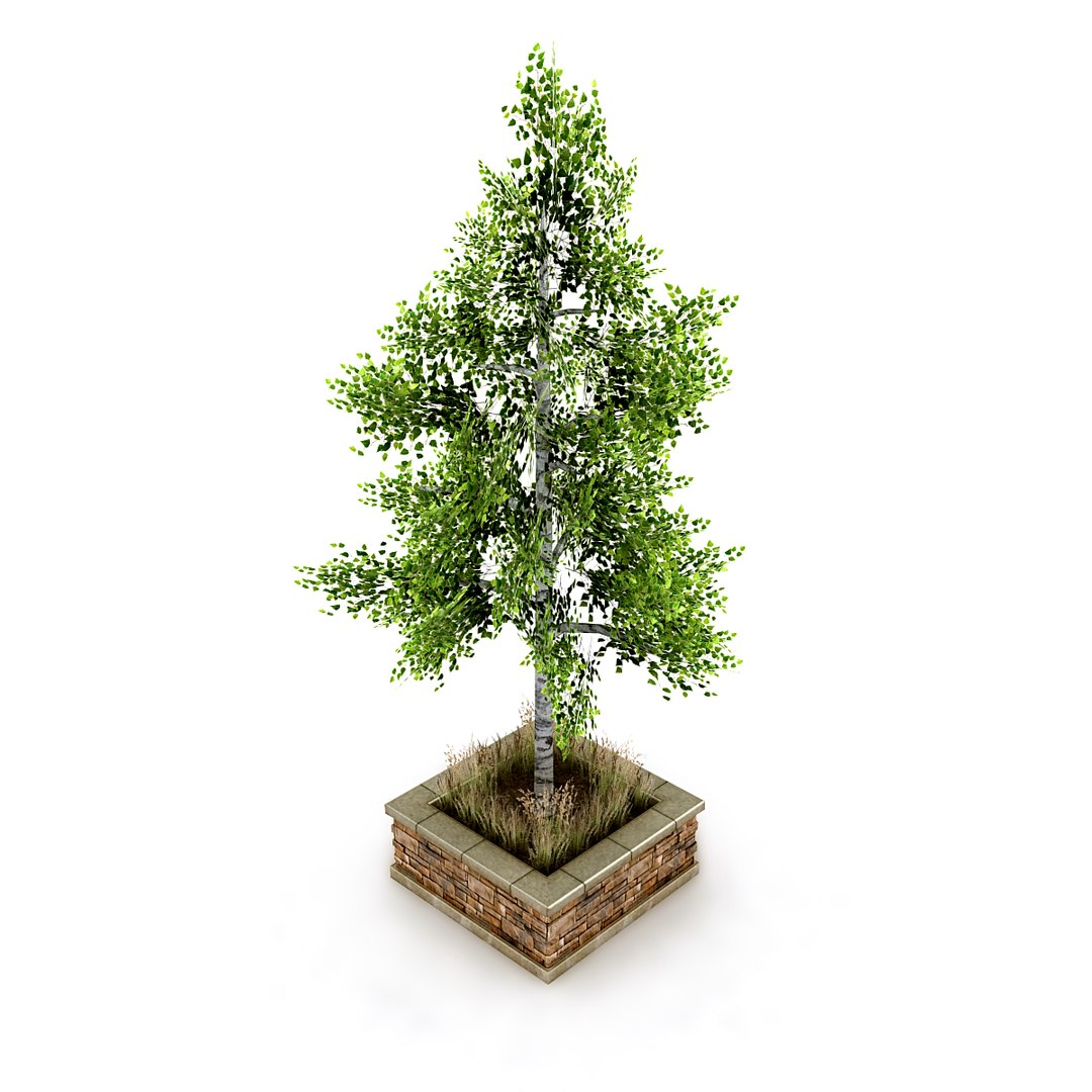 3D Street Tree Planter - TurboSquid 1322320