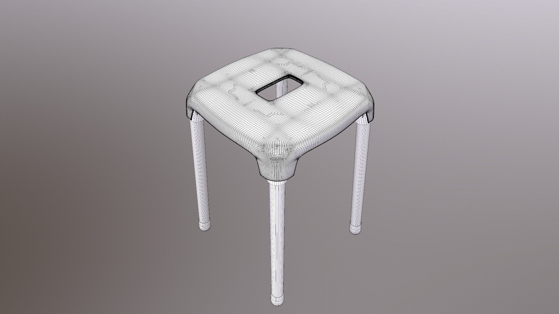 3D Plastic Stool - TurboSquid 2160102