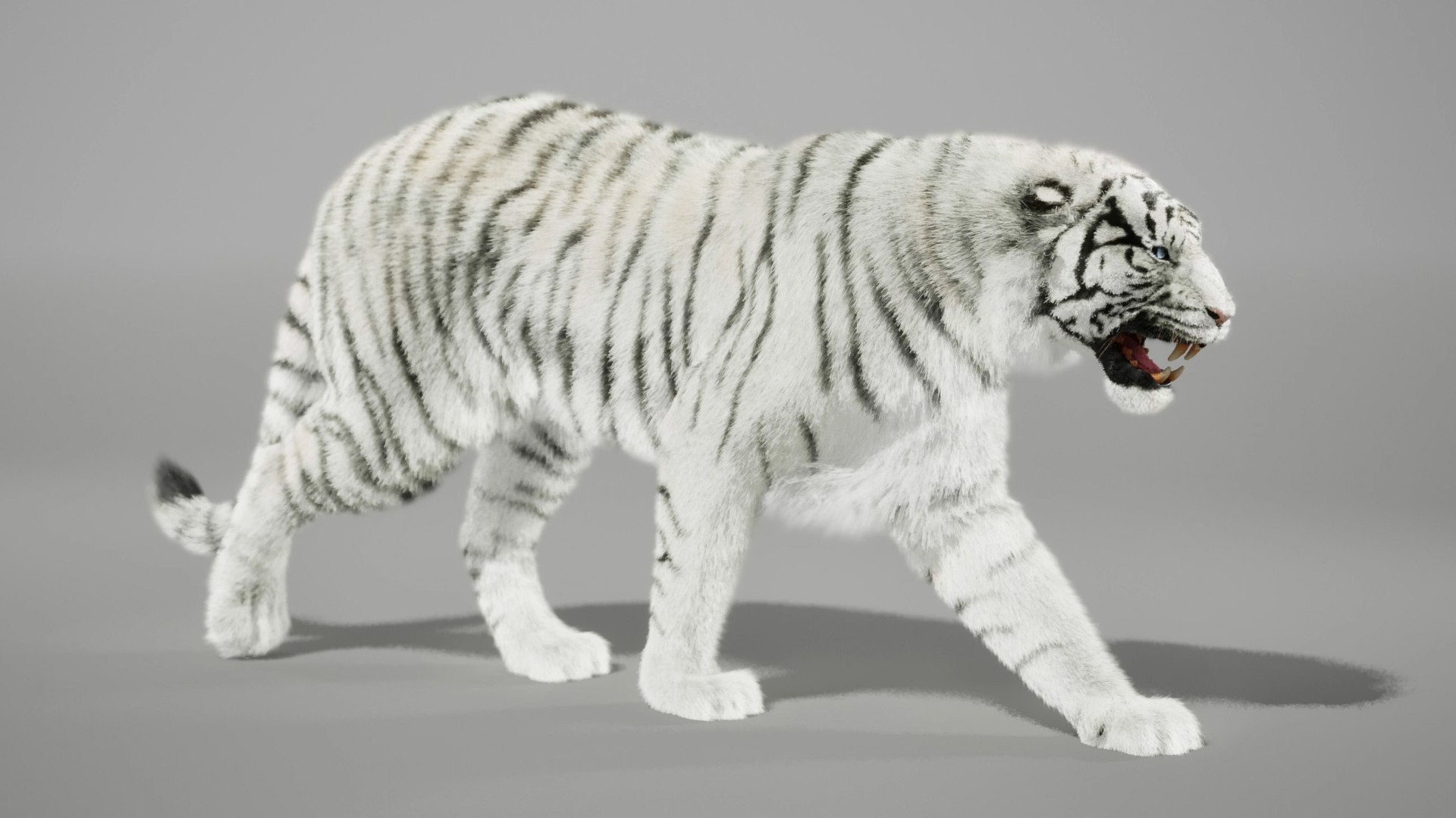White Tiger Animated UNREAL Project 3D Model - TurboSquid 2314990