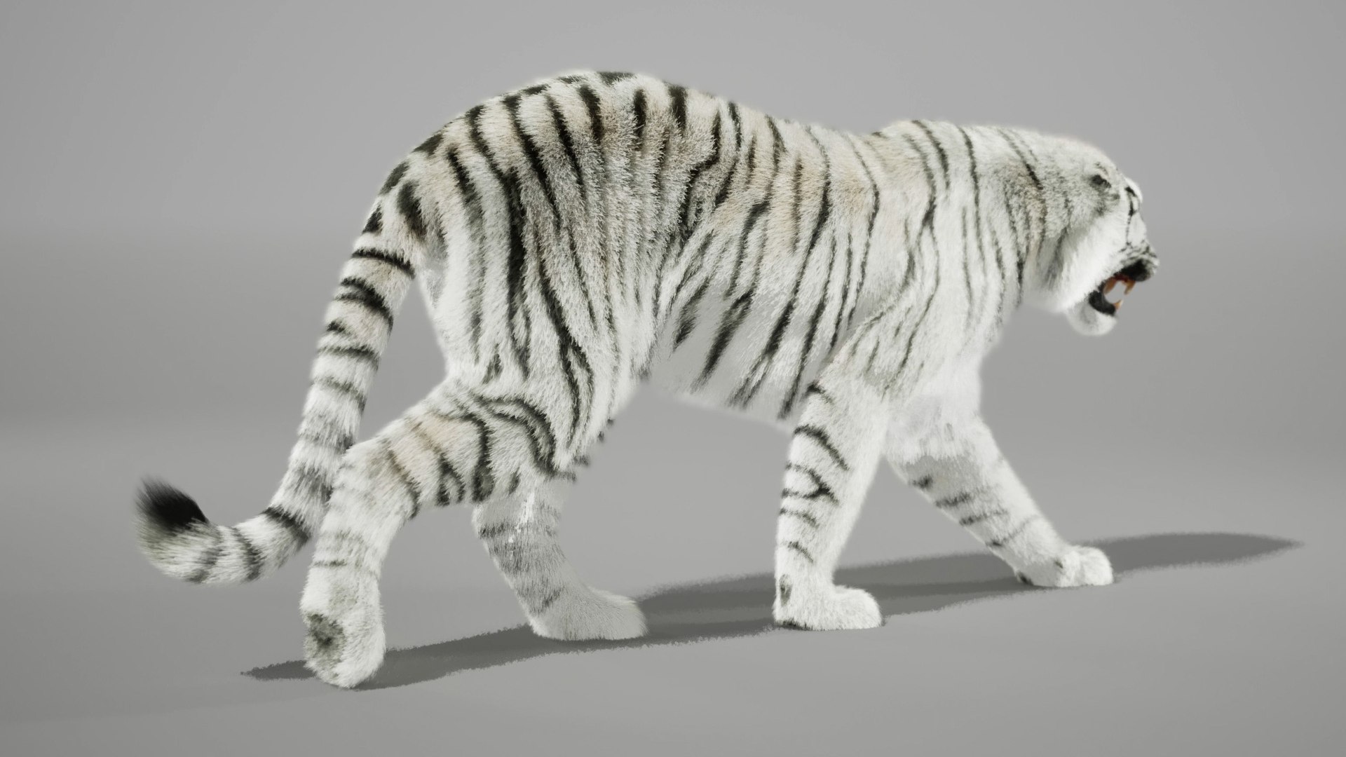 White Tiger Animated UNREAL Project 3D Model - TurboSquid 2314990