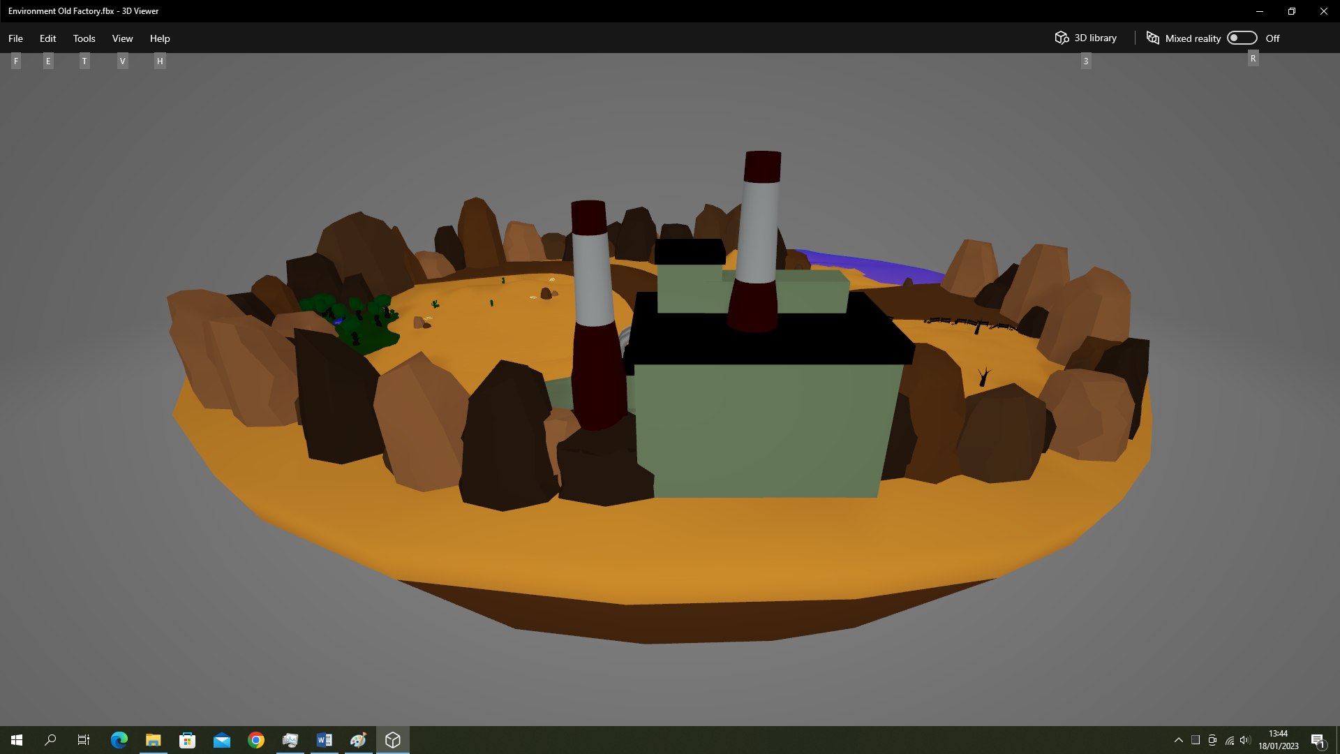 3D Environment Old Factory - TurboSquid 2015701