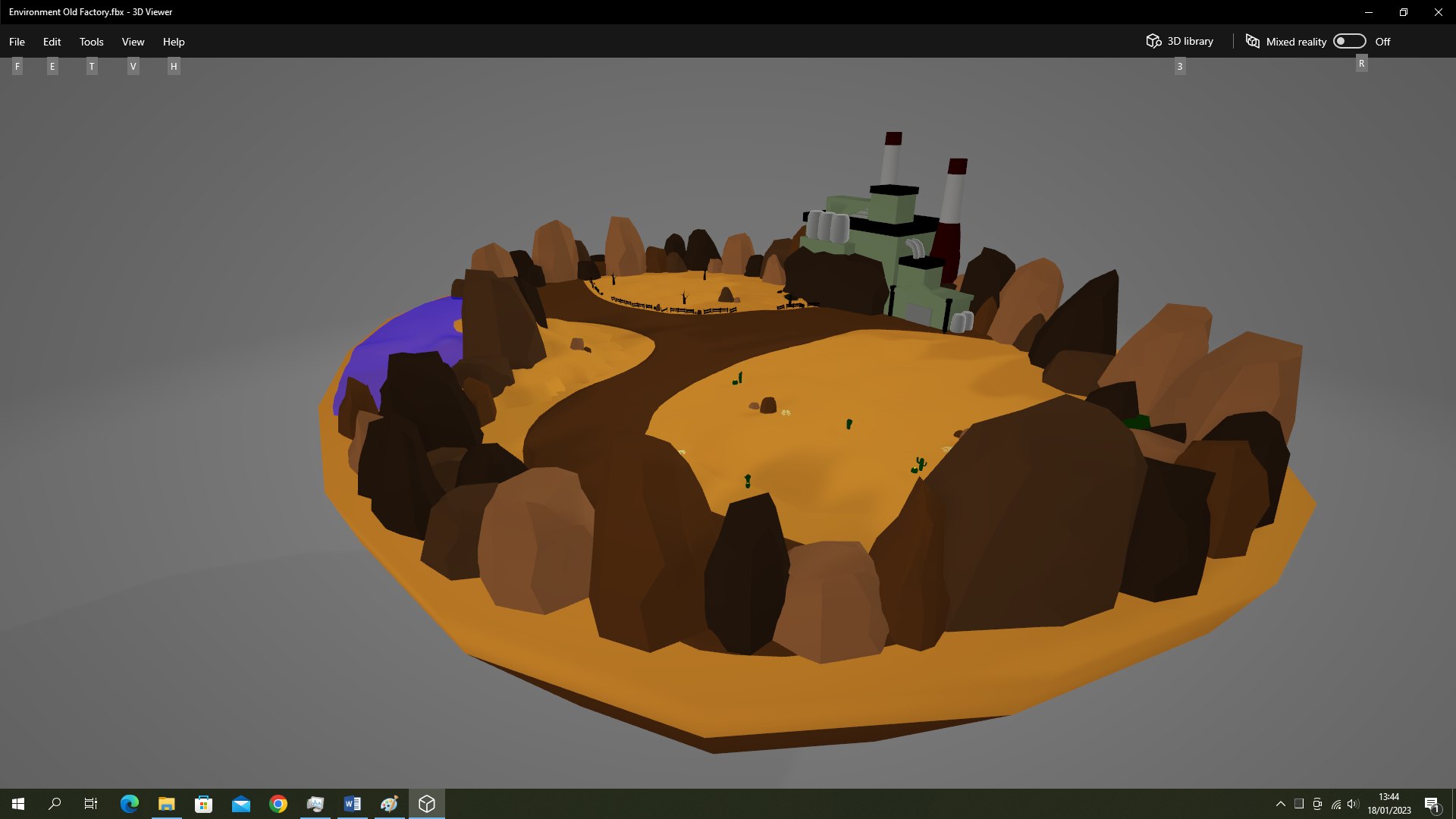 3D Environment Old Factory - TurboSquid 2015701