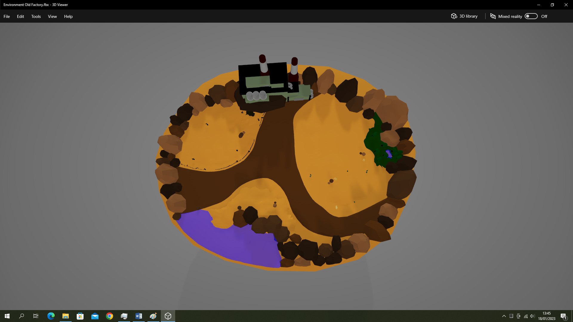 3D Environment Old Factory - TurboSquid 2015701