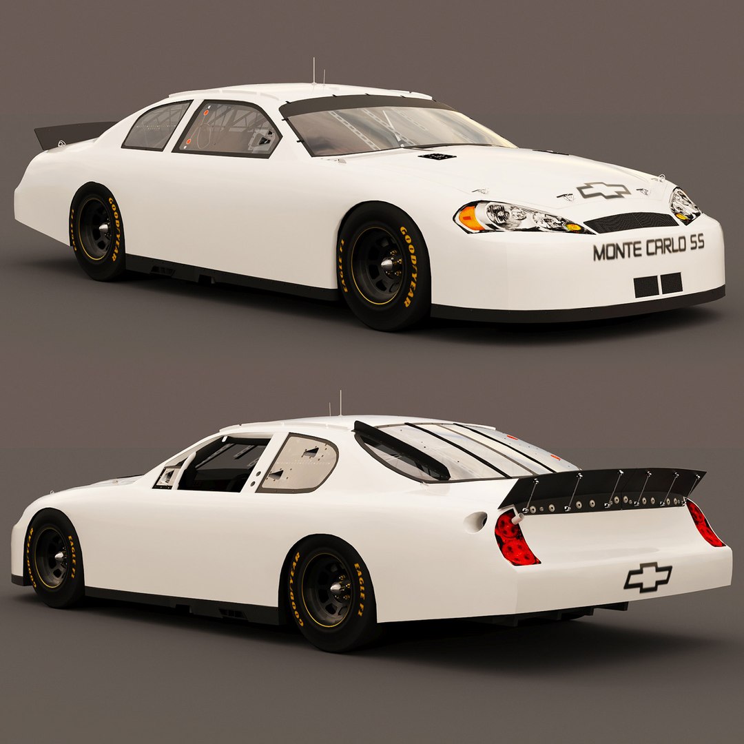 modelo 3d chevrolet montecarlo nascar 2007 - TurboSquid 2041624