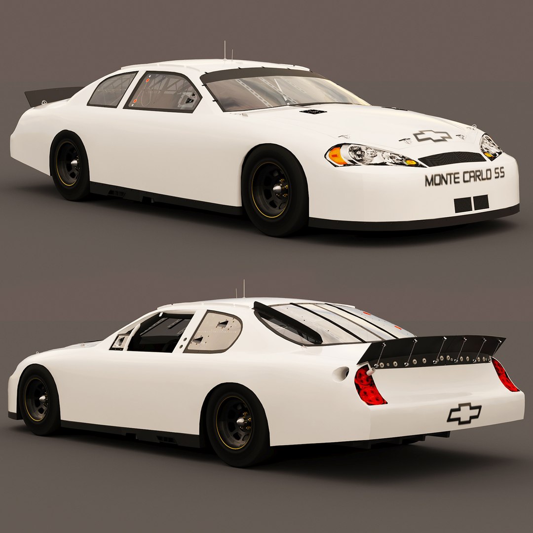 3D Chevrolet Montecarlo Nascar 2007 Model - TurboSquid 2041624