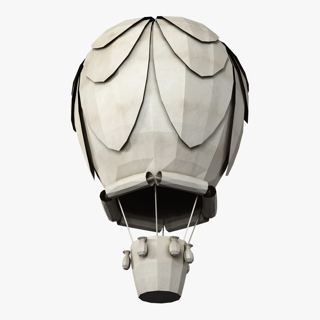 Hot Air Balloon Paper Model - TurboSquid 1545194