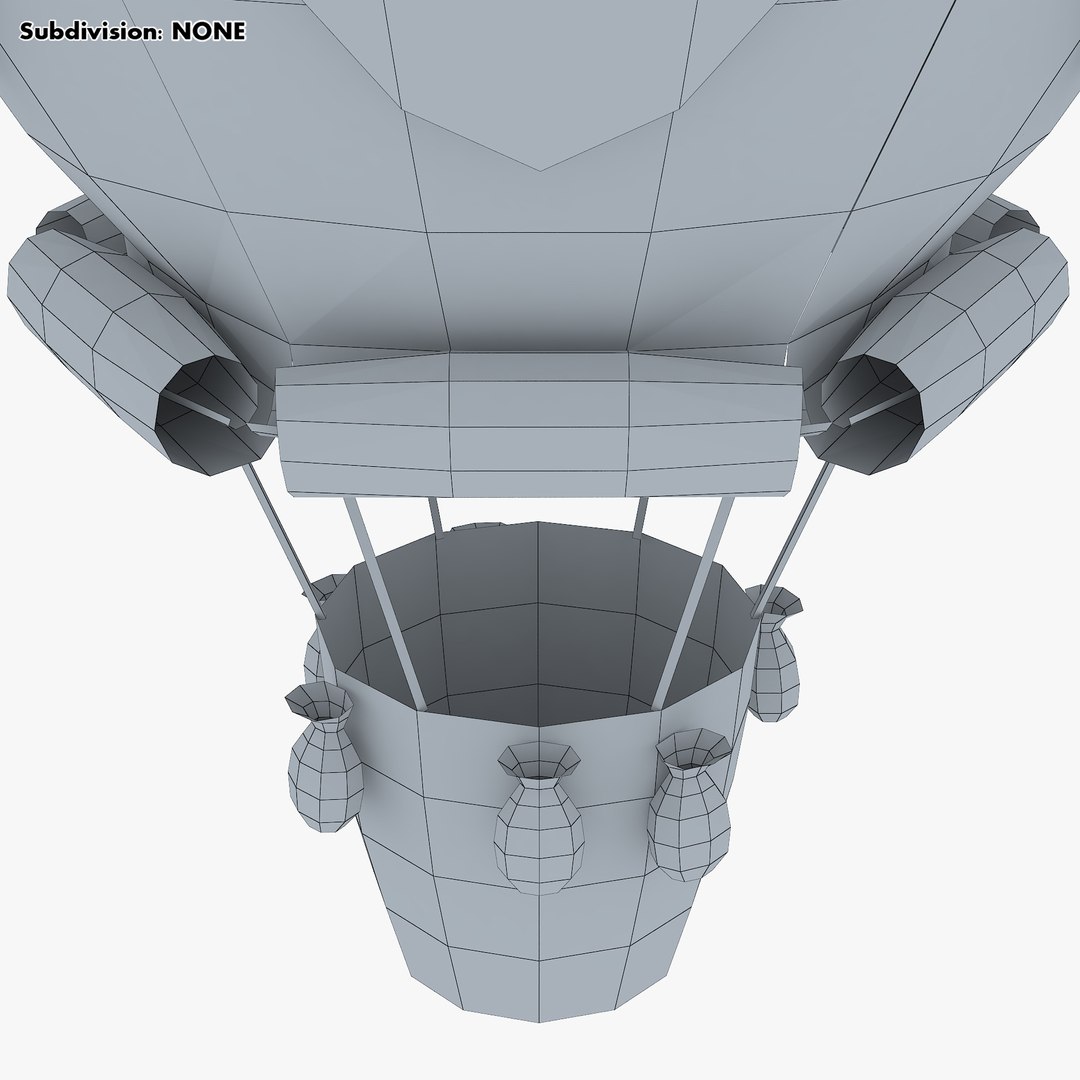 Hot Air Balloon Paper Model - TurboSquid 1545194