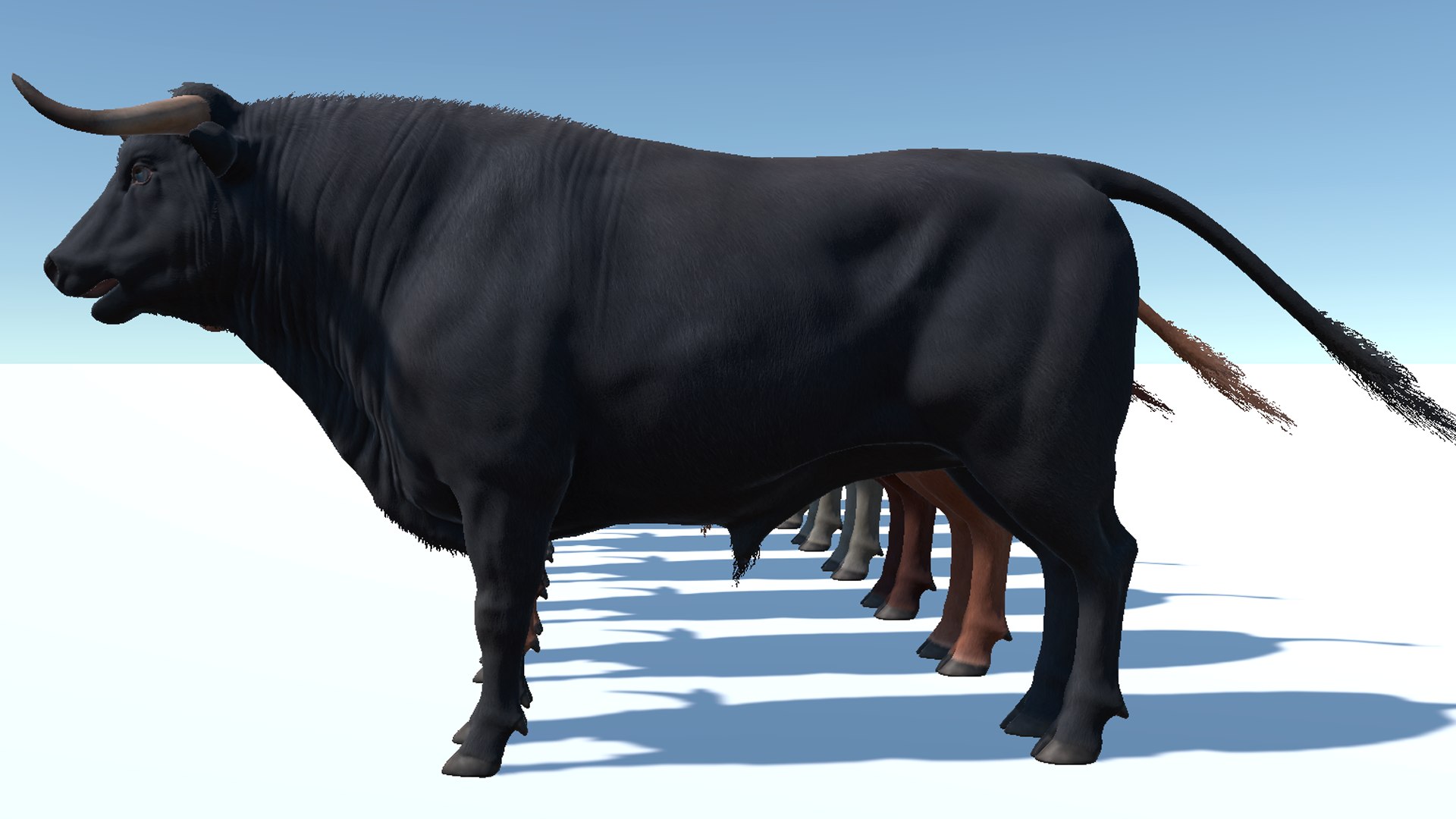 Bull 3D - TurboSquid 1937921