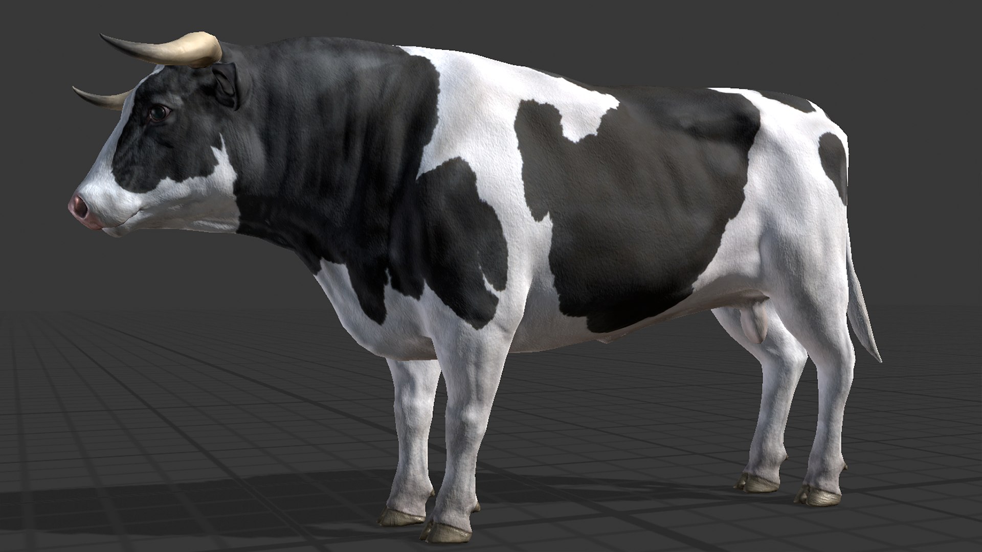 Bull 3D - TurboSquid 1937921