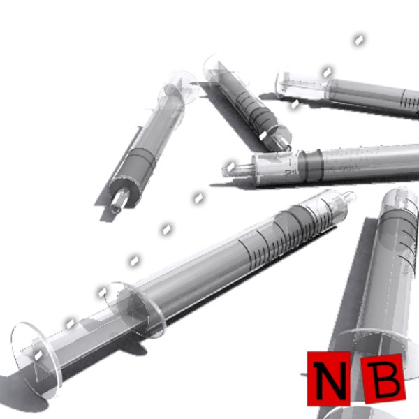 3ds max syringe medical injection