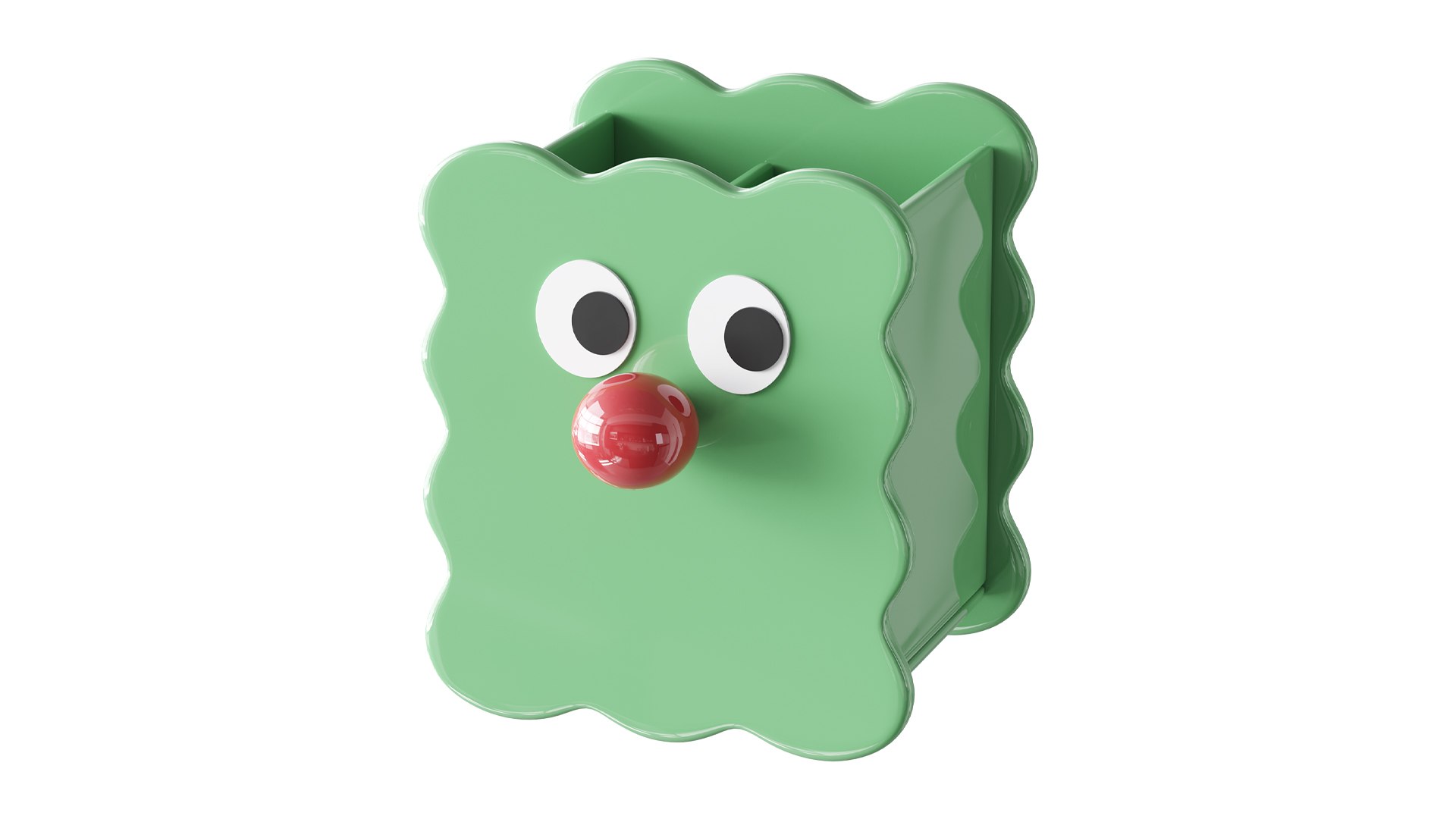 3D Creative Cute Pen Holder Model - TurboSquid 2217961