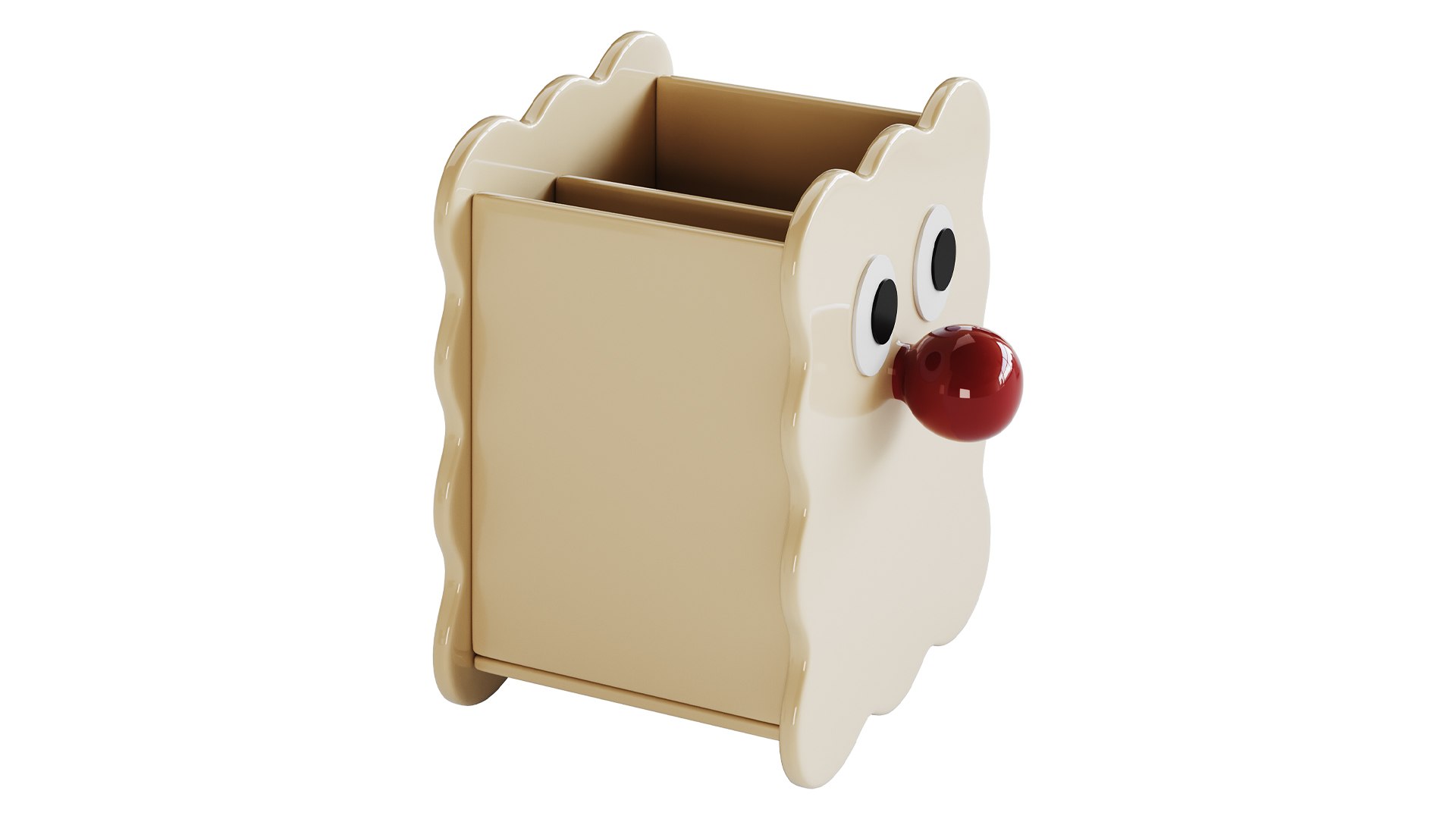 3D Creative Cute Pen Holder Model - TurboSquid 2217961