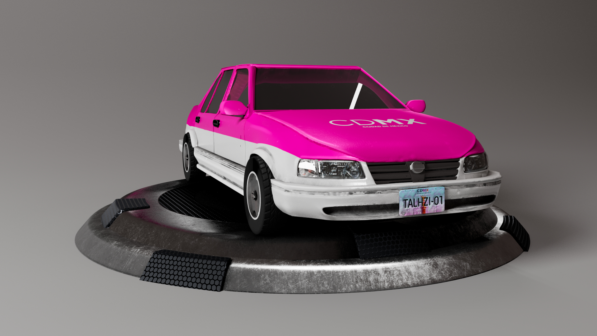 Taxi 5 Car Textures RIGGED 3D - TurboSquid 2204504