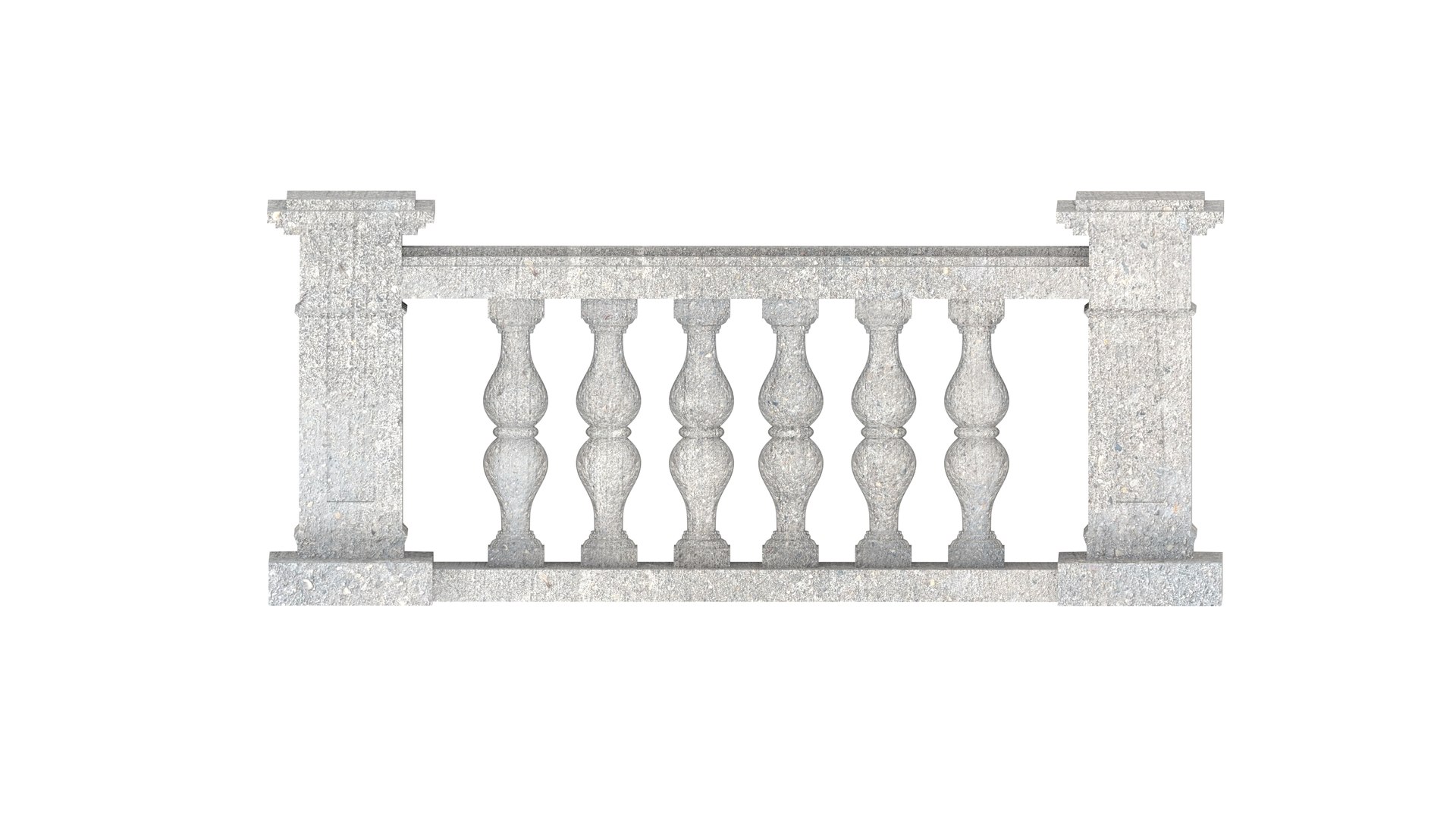 Modern Balustrade 3D Renderings Model - TurboSquid 2184491