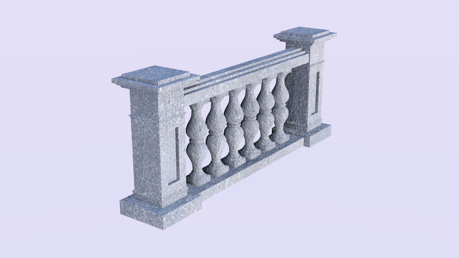 Modern Balustrade 3D Renderings Model - TurboSquid 2184491