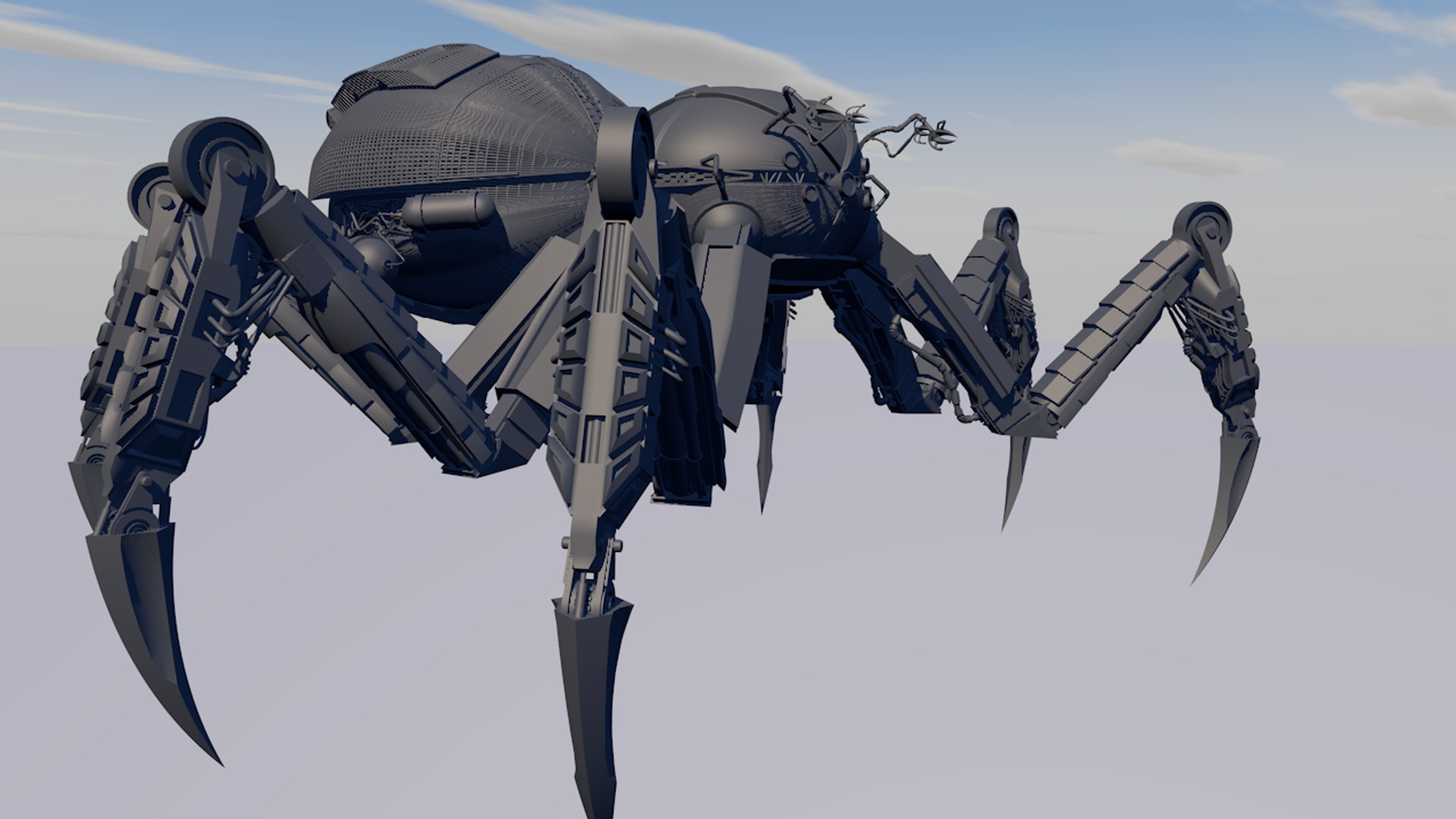 Robo Spider 3D - TurboSquid 1323012