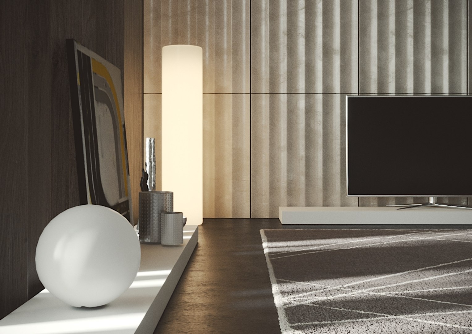 3D small scene modern - TurboSquid 1397214